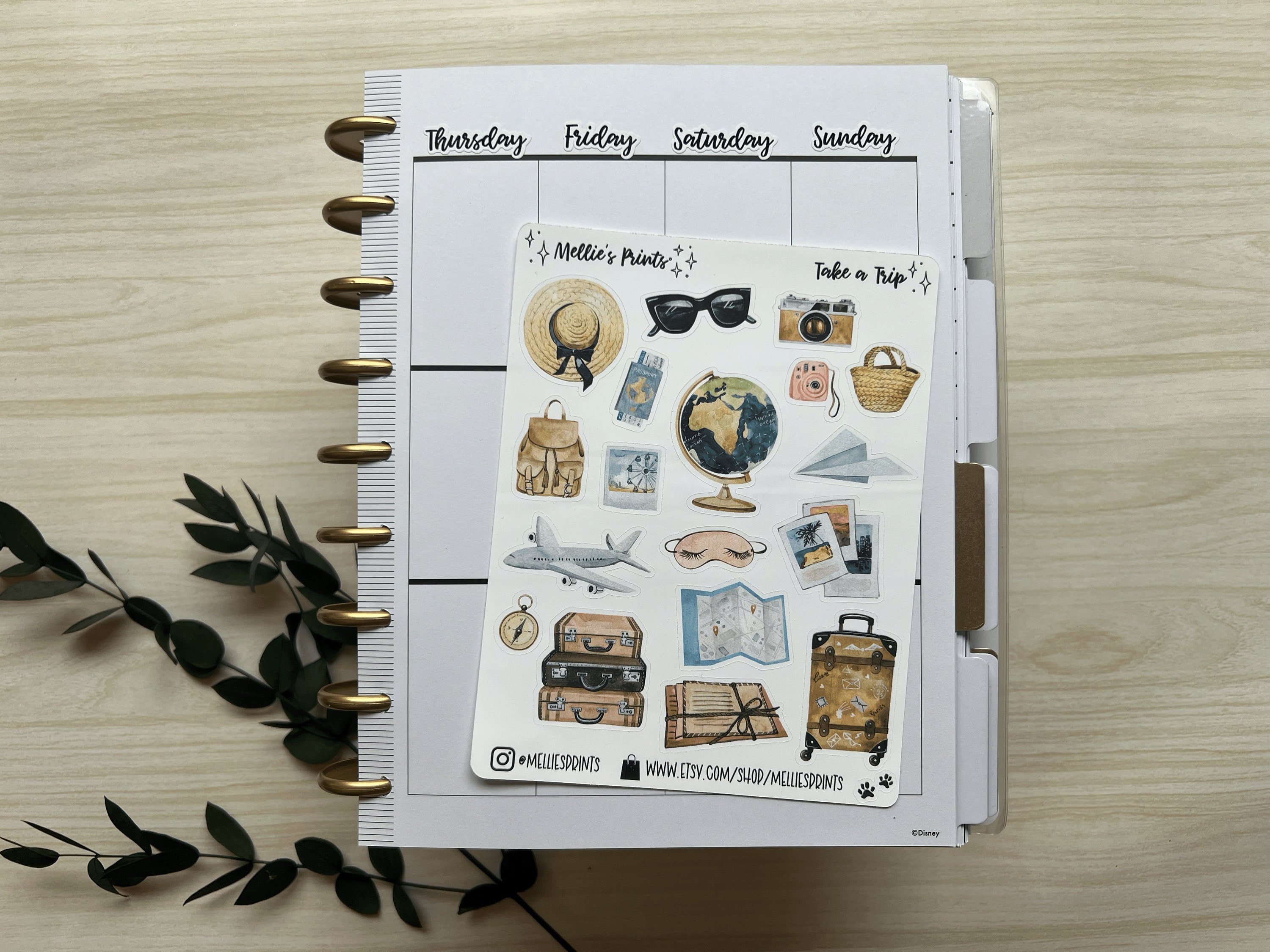 Take a Trip | Planner Stickers, Scrapbook Stickers, Bullet Journal ...