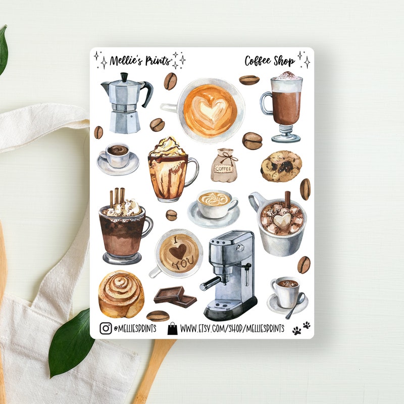 Coffee Planner Stickers - Etsy