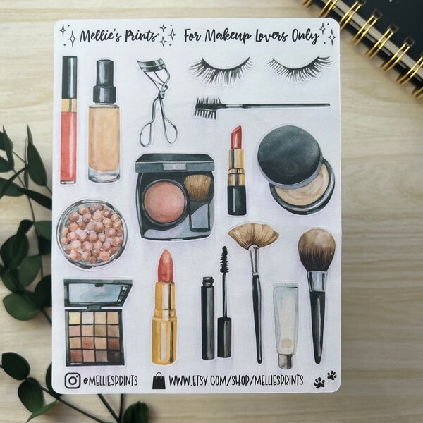 Makeup Stickers - Etsy