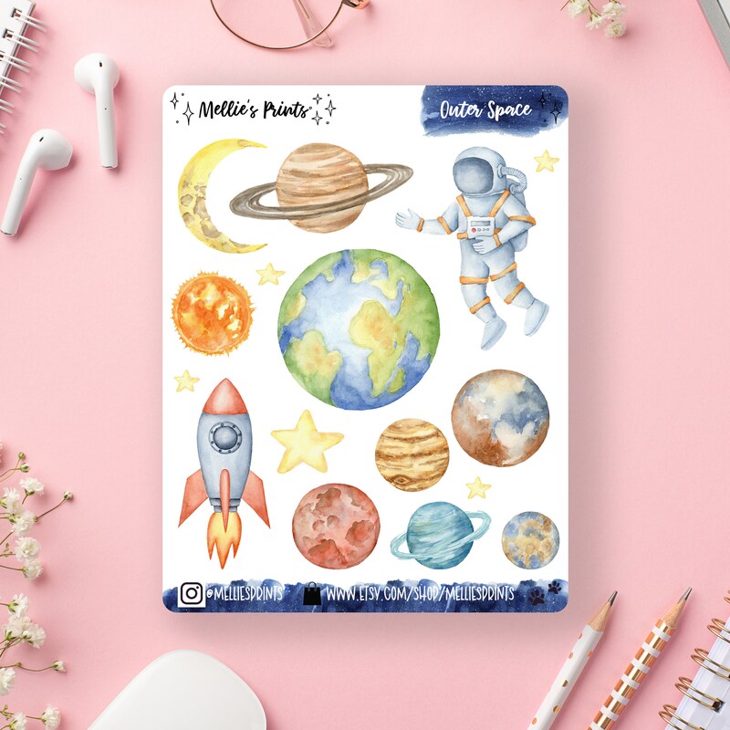 Outer Space Sticker - Etsy