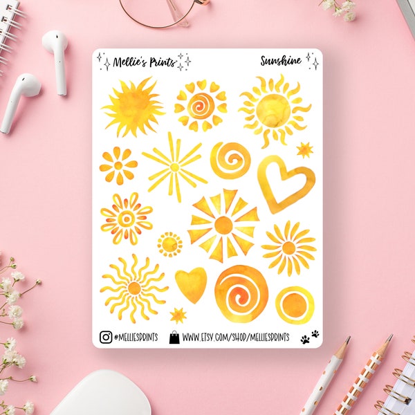 Sunshine Sticker - Etsy