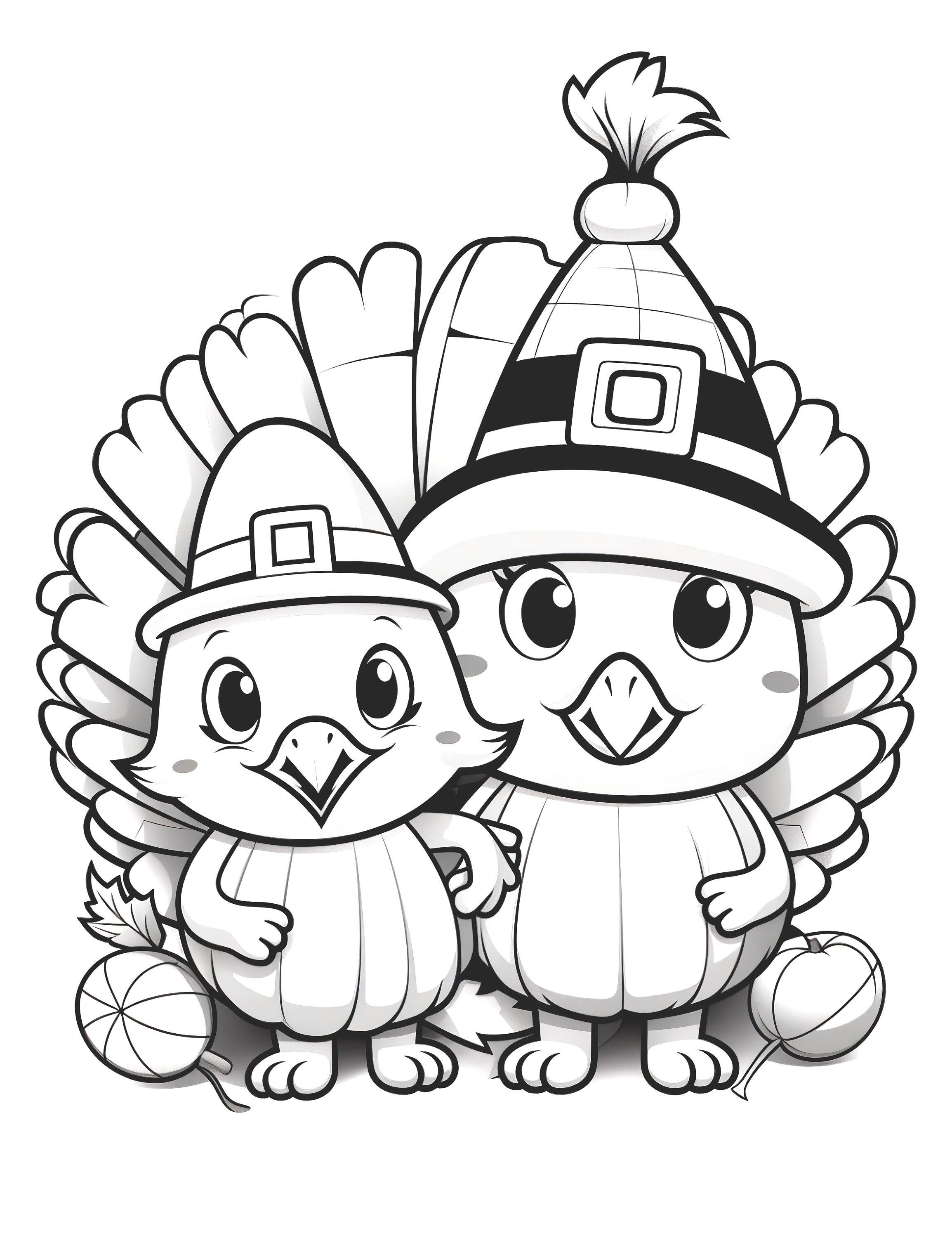 5 Thanksgiving Coloring Pages. Teacher, Color Pages for Kids, Cute ...