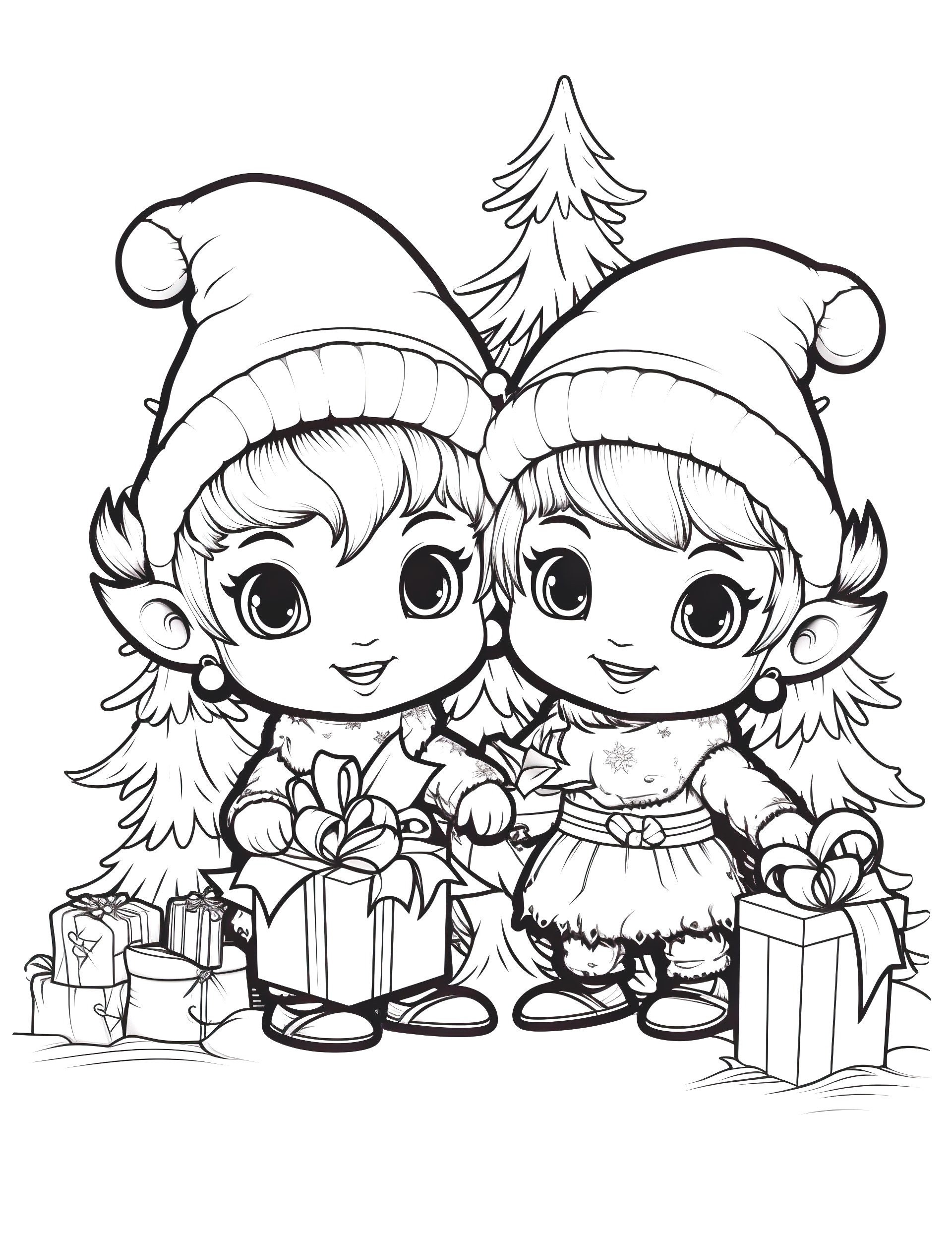 5 Winter Coloring Pages. Teacher, Color Pages for Kids, Cute Coloring ...