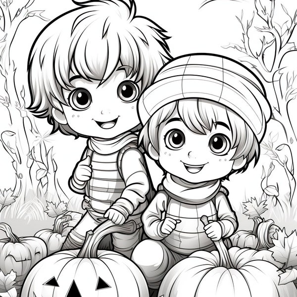 5 Halloween Coloring Pages. Teacher, Color Pages for Kids, Cute ...