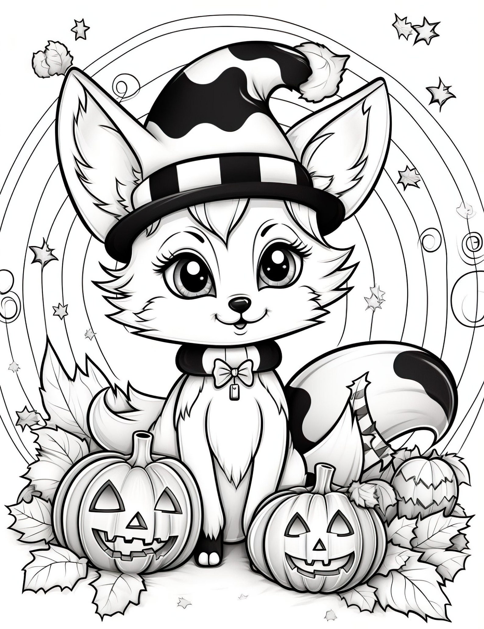 5 Halloween Coloring Pages. Teacher, Color Pages for Kids, Cute ...