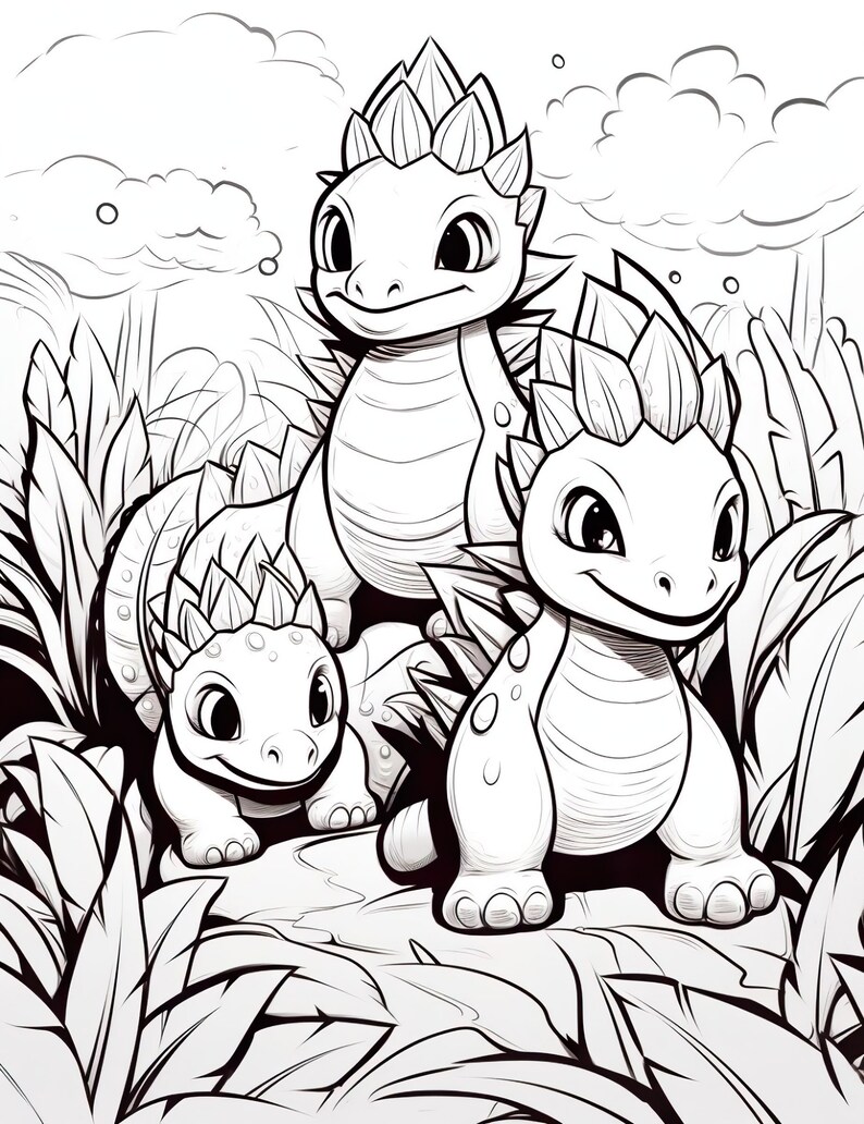 5 Dinosaur Coloring Pages, Teacher, Color Pages for Kids, Cute Coloring ...
