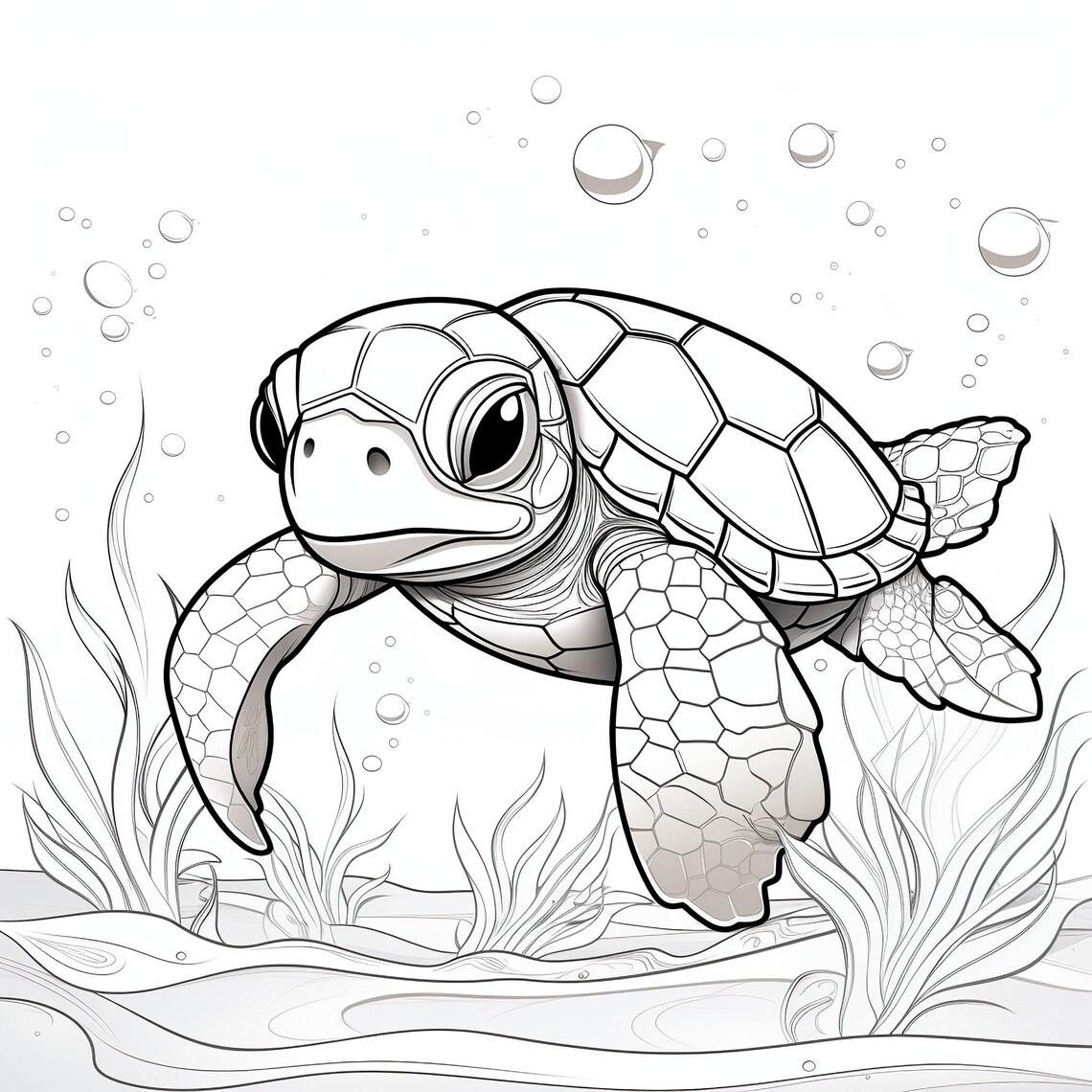 5 Whimsical Water Coloring Pages. Teacher, Color Pages for Kids, Cute ...