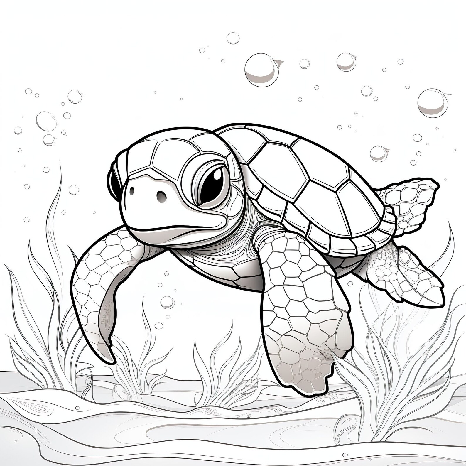5 Whimsical Water Coloring Pages. Teacher, Color Pages for Kids, Cute ...