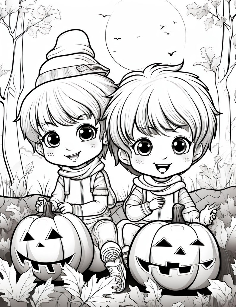 5 Autumn Coloring Pages. Teacher, Color Pages for Kids, Cute Coloring ...