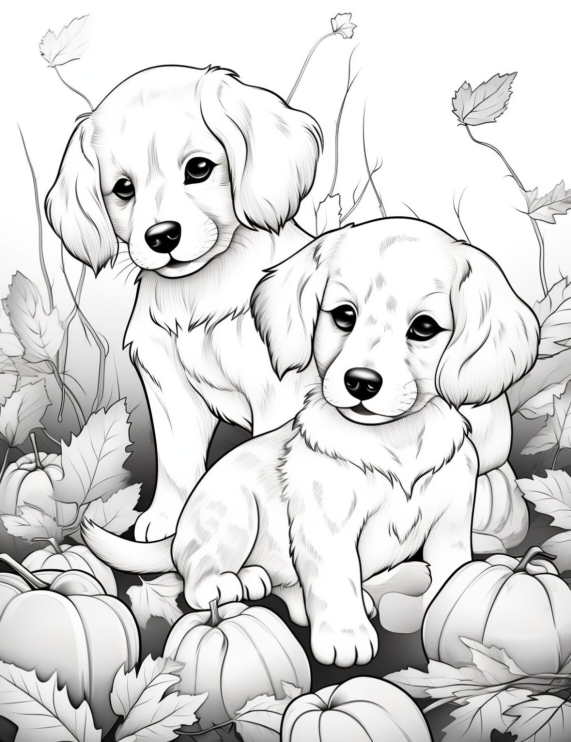5 Autumn Coloring Pages. Teacher, Color Pages for Kids, Cute Coloring ...