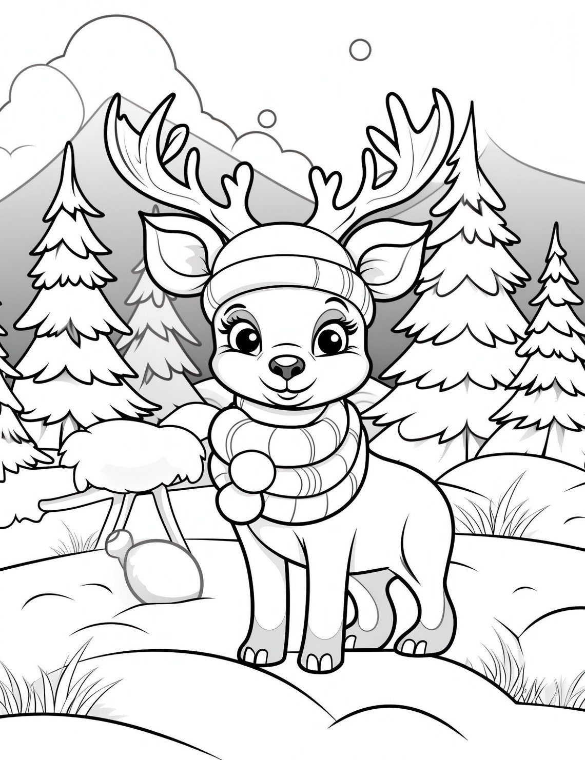 5 Christmas Holiday Coloring Pages. Teacher, Color Pages for Kids, Cute ...