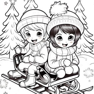 5 Christmas Holiday Coloring Pages. Teacher, Color Pages for Kids, Cute ...