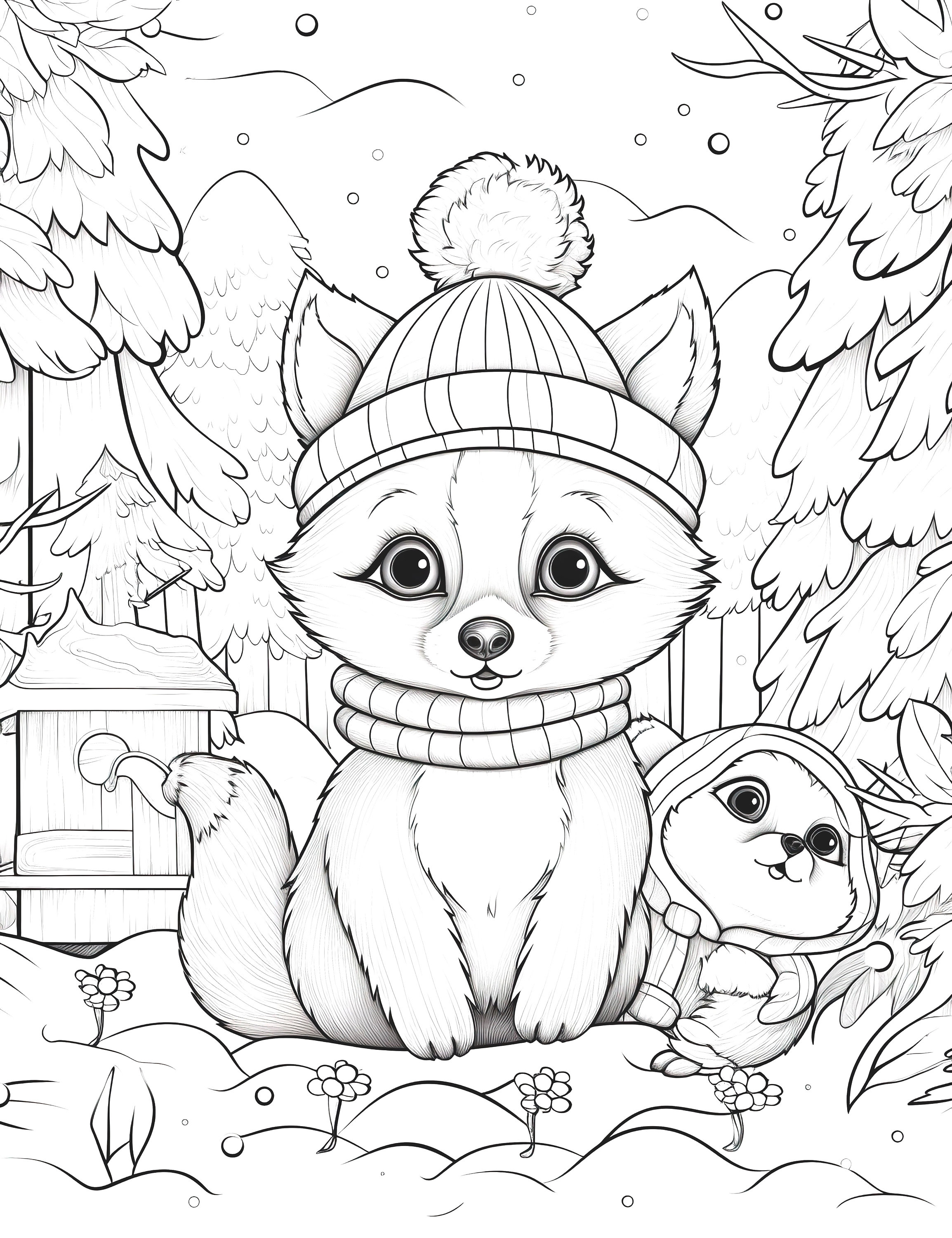 5 Winter Coloring Pages Teacher Color Pages For Kids Cute Coloring 5-winter-coloring-pages-teacher-color-pages-for-kids-cute-coloring