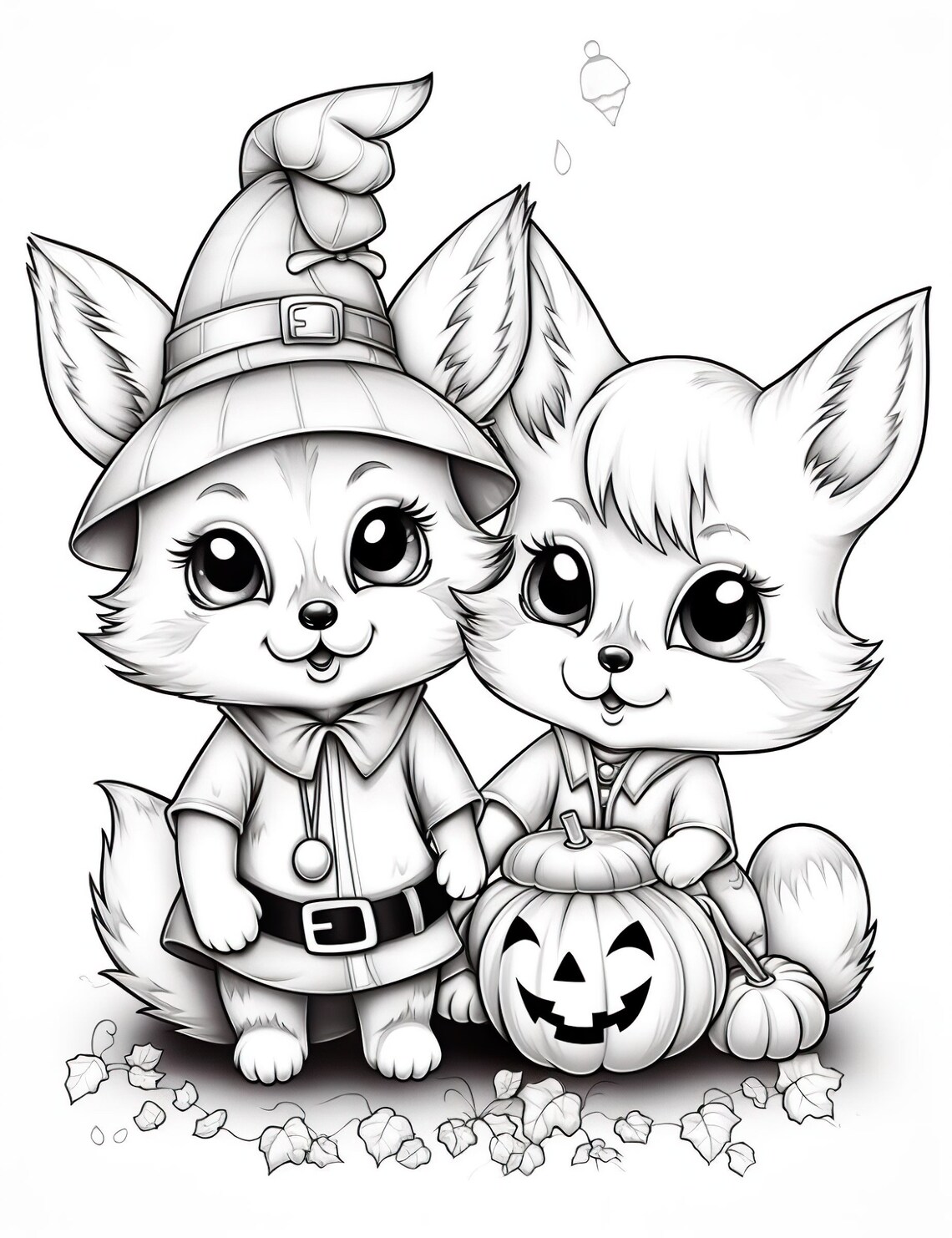 5 Halloween Coloring Pages. Teacher, Color Pages for Kids, Cute ...