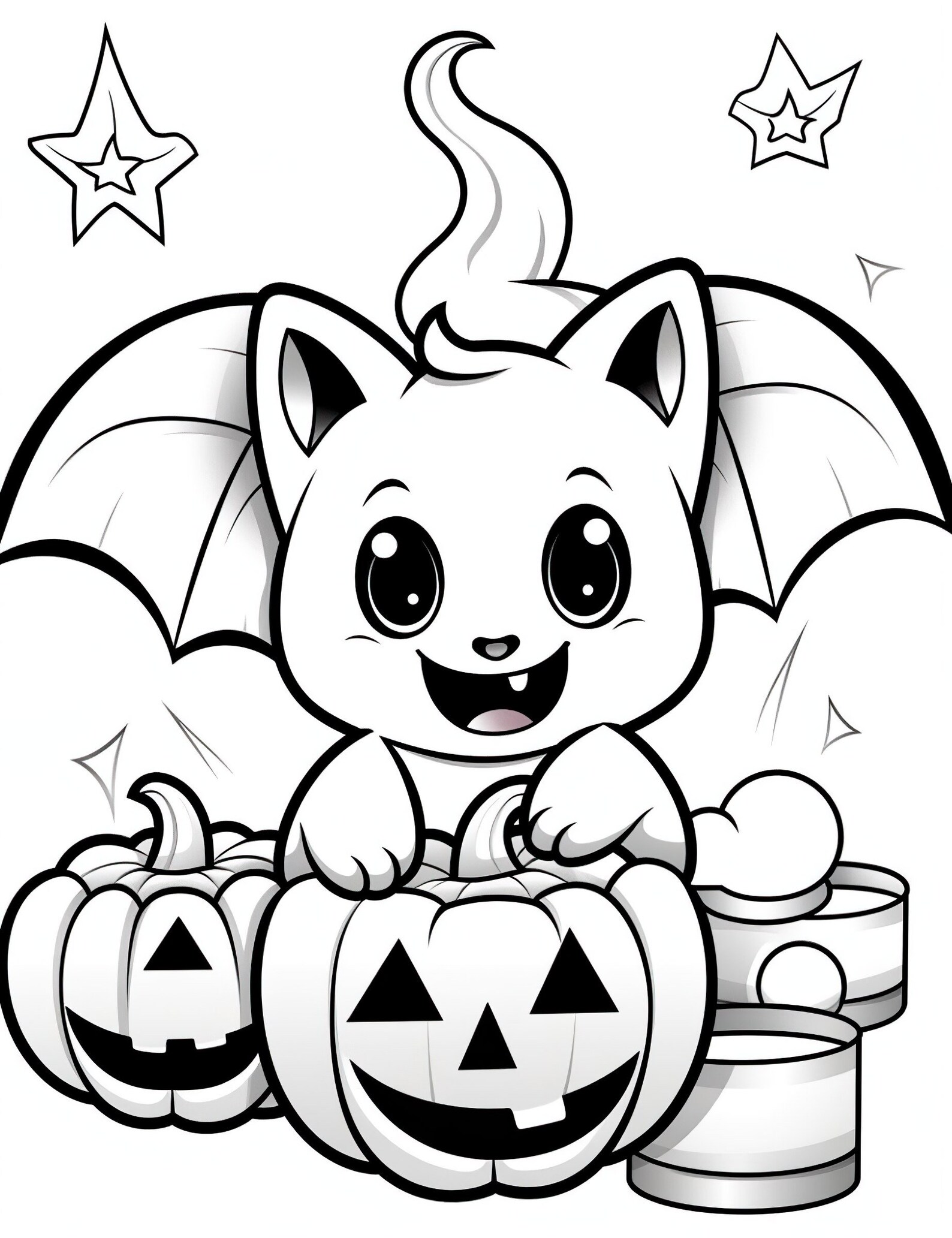 5 Halloween Coloring Pages. Teacher Color Pages for Kids - Etsy