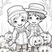 5 Autumn Coloring Pages. Teacher, Color Pages for Kids, Cute Coloring ...