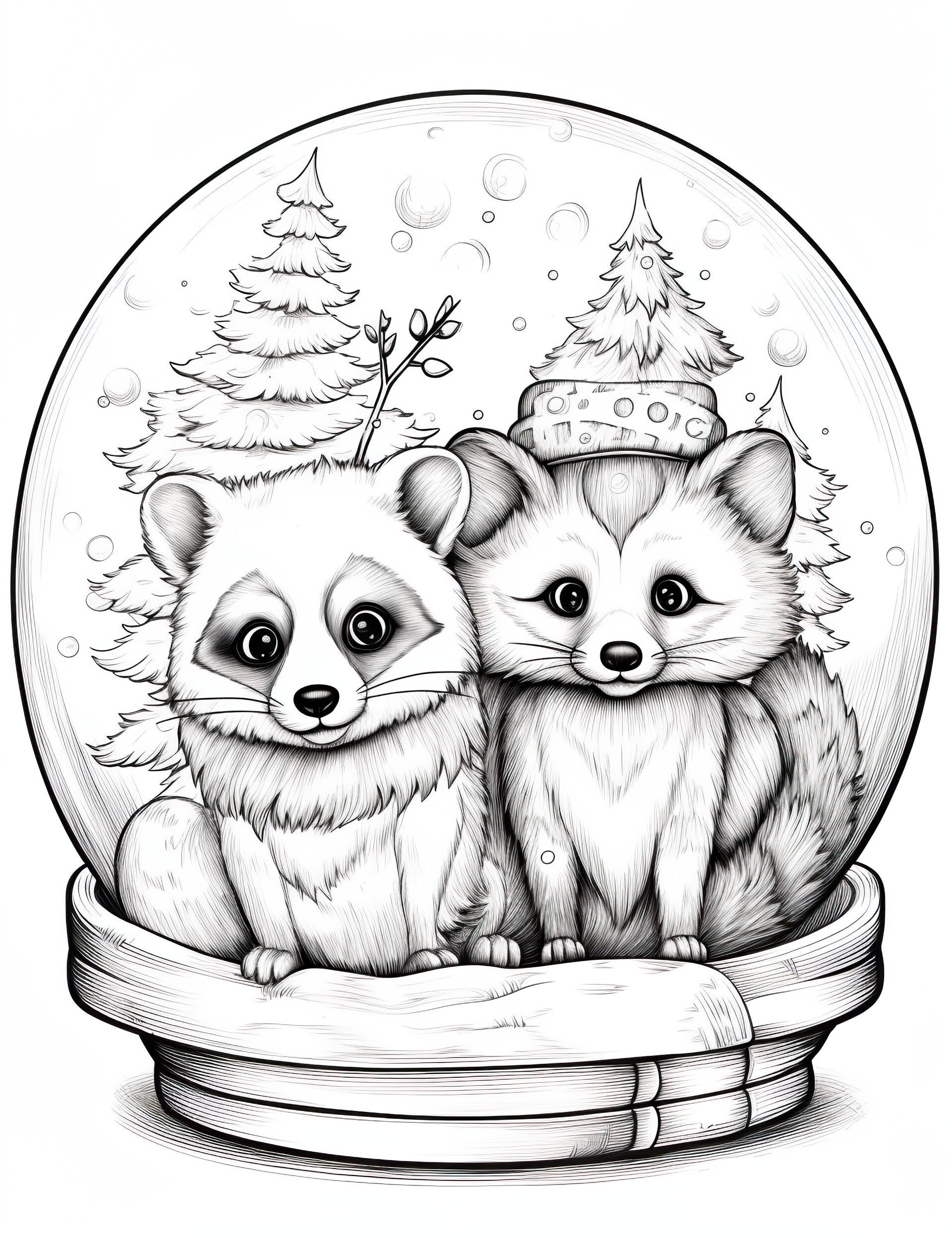 5 Winter Coloring Pages. Teacher, Color Pages for Kids, Cute Coloring ...