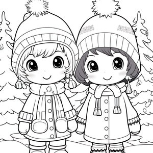 5 Christmas Holiday Coloring Pages. Teacher, Color Pages for Kids, Cute ...