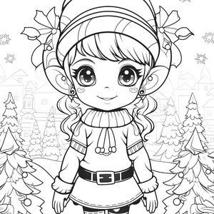 5 Winter Coloring Pages. Teacher, Color Pages for Kids, Cute Coloring ...
