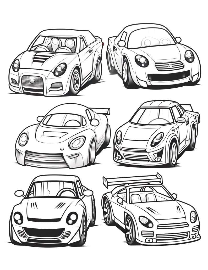 5 Cars Trucks and Trains Coloring Pages, Teacher, Color Pages for Kids ...