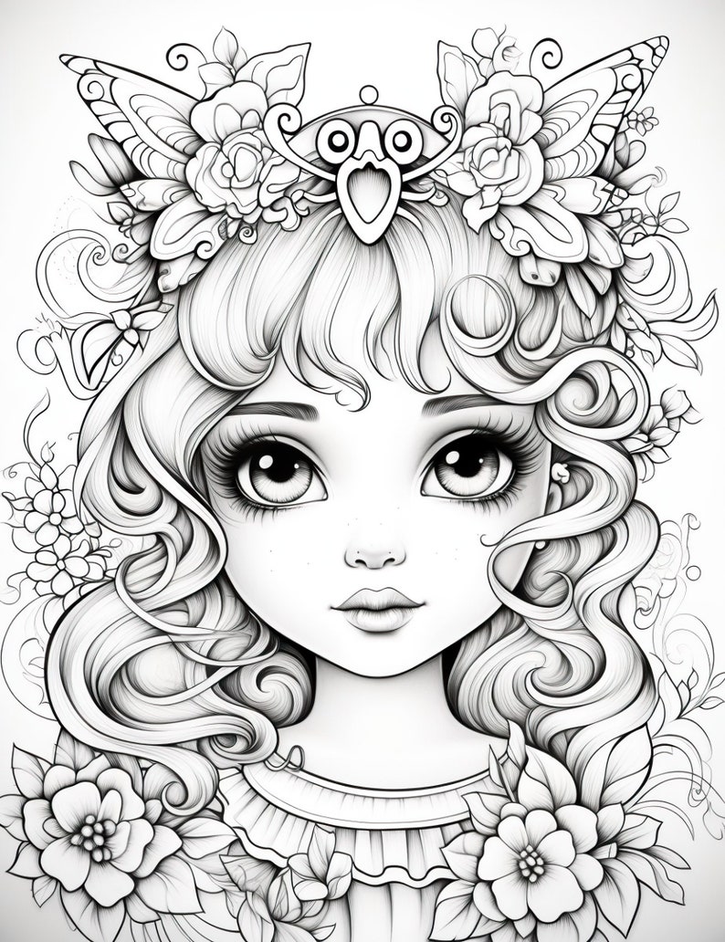 5 Magical Coloring Pages Teacher Color Pages for Kids Cute - Etsy