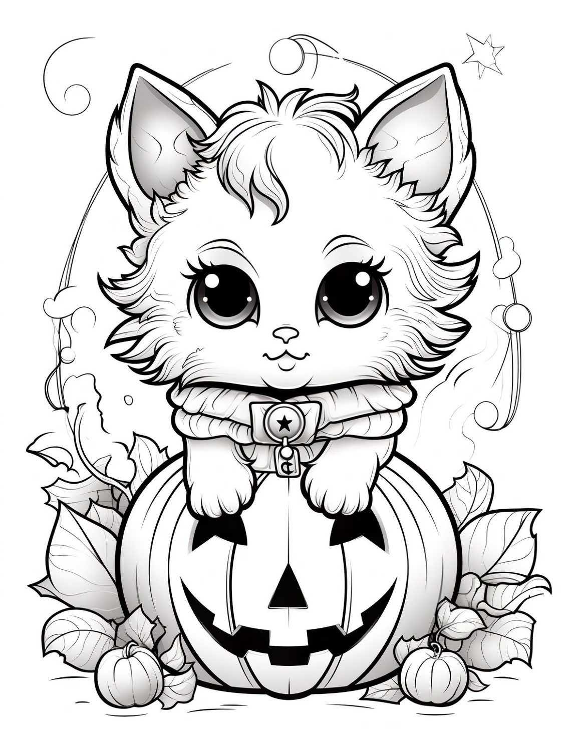 5 Halloween Coloring Pages. Teacher Color Pages for Kids - Etsy