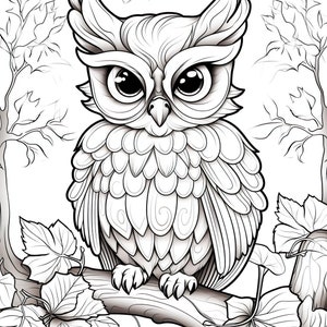 5 Autumn Coloring Pages. Teacher, Color Pages for Kids, Cute Coloring ...