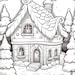 5 Christmas Holiday Coloring Pages. Teacher, Color Pages for Kids, Cute ...