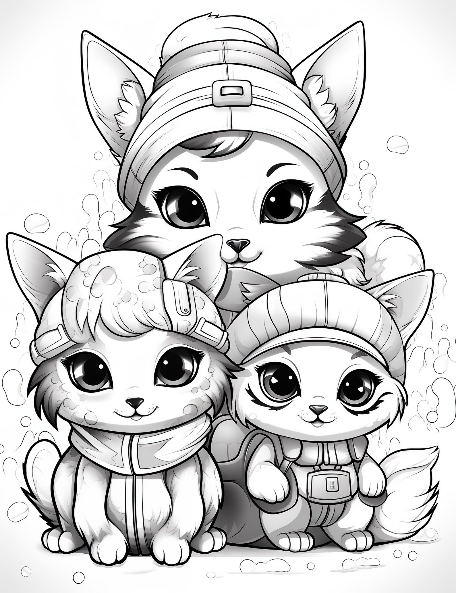5 Winter Coloring Pages. Teacher, Color Pages for Kids, Cute Coloring ...