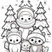 5 Christmas Holiday Coloring Pages. Teacher, Color Pages for Kids, Cute ...