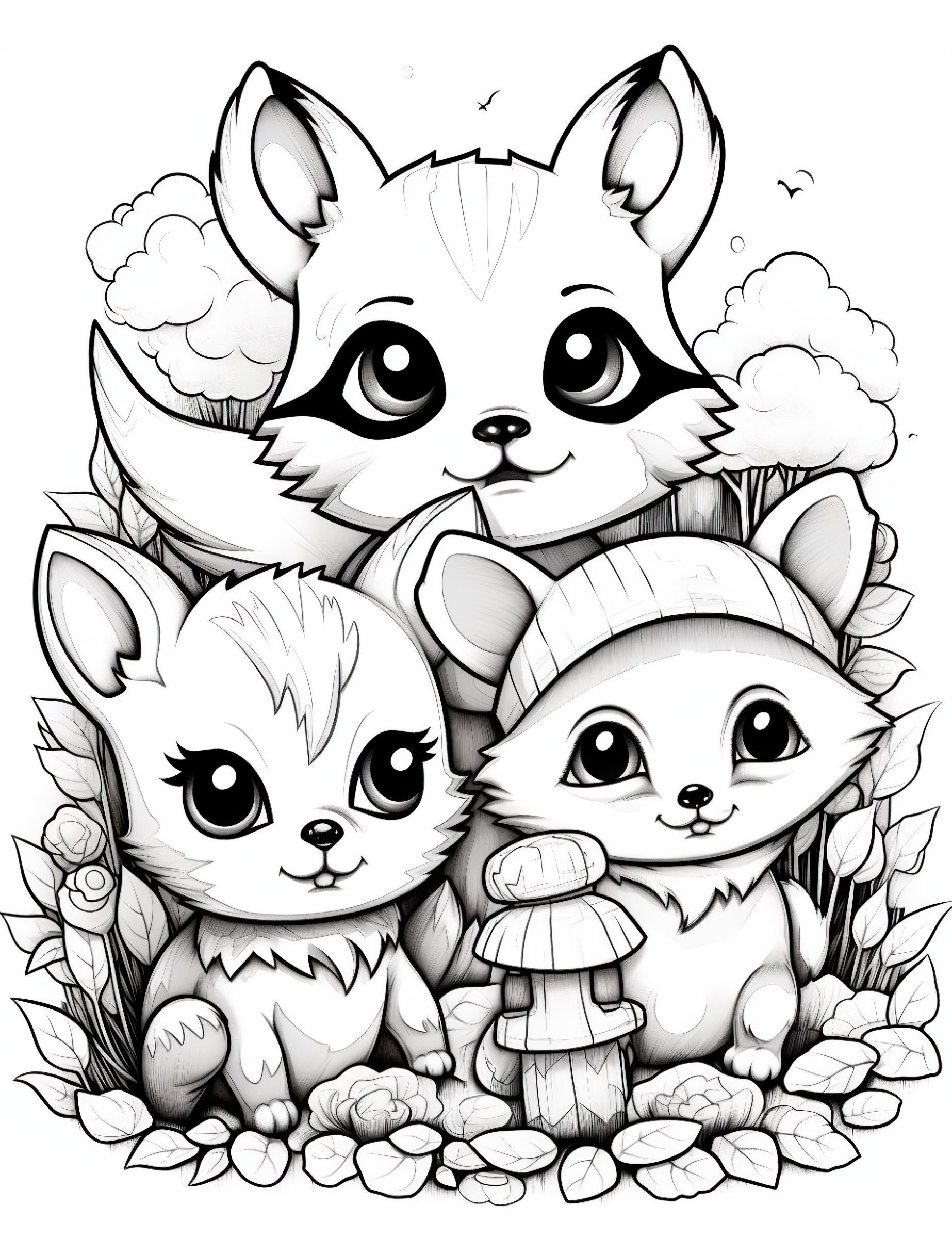 60 Coloring Book Pages Bundle, Teacher, Coloring Pages for Kids, Cute ...