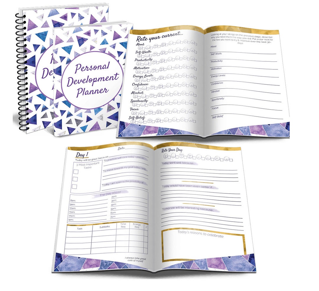 Personal Development Planner - 30 Pages - Download Digital PDF - Etsy