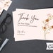 Printable Thank You Cards, Thank You Editable Card Packaging Insert ...