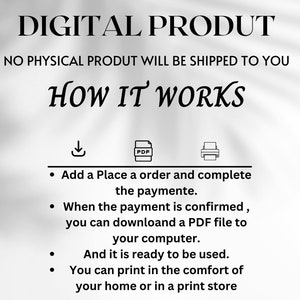 Weekly Planner Printable, Weekly Planner, Daily Planner, Digital Weekly ...