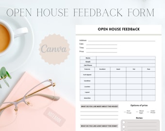 Open House Feedback Form - Etsy