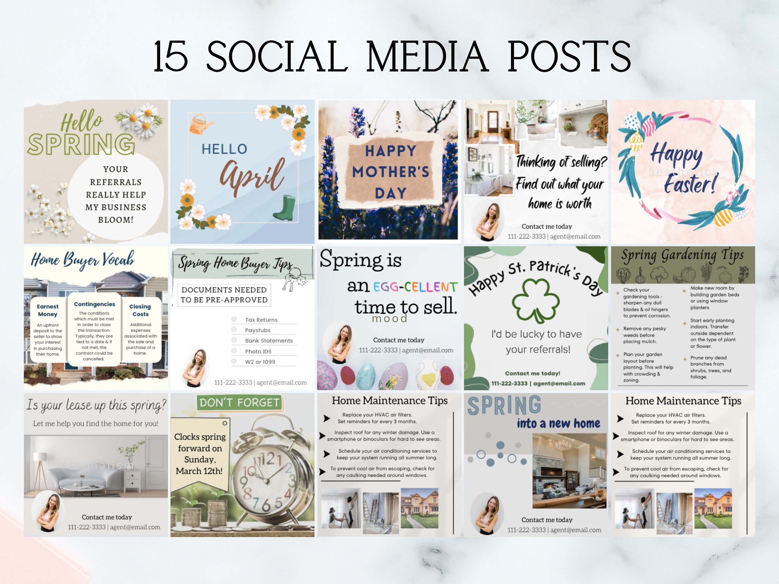 15 Spring Real Estate Instagram Posts | Real Estate Spring Marketing ...