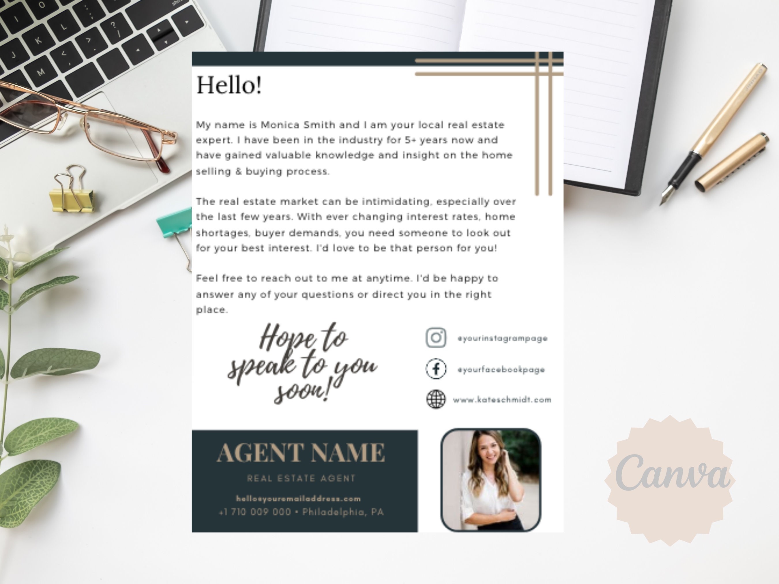 Introduction Real Estate Agent | Introduction Letter Real Estate ...