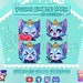 Megumi Fushiguro JJK Emote/sticker Pack Streaming on Twitch/youtube and ...