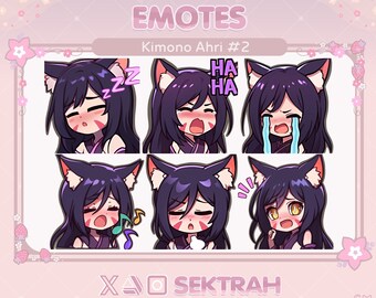 Cute League of Legends Ahri Emote/sticker Pack 1 Streaming on Twitch ...