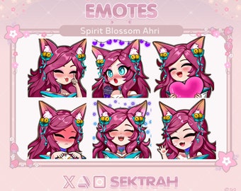 Cute League of Legends Ahri Emote/sticker Pack #2 Streaming on Twitch ...
