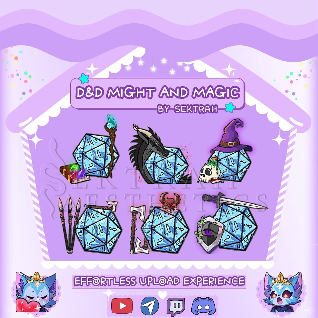 Dnd Class Emote/sticker Pack #1 Streaming on Twitch/youtube and Discord ...