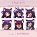 Cute Ahri Emotes Pack | League of Legends Twitch/discord (digital ...