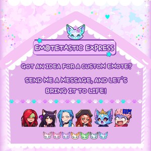 Cute League of Legends Ahri Emote/sticker Pack 2 Streaming on Twitch ...