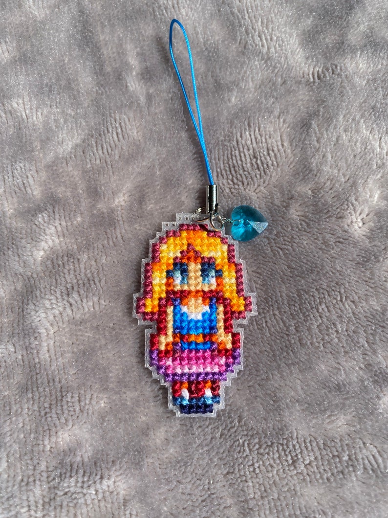 Stardew Valley Bachelor/bachelorette Cross Stitch Keychain - Etsy