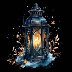 Fantasy Art Print River in Golden Lights | Dream-like Impressive Art ...