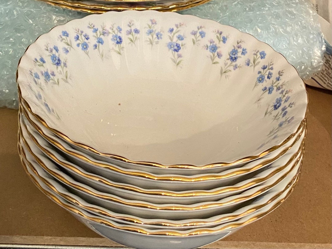 Royal Albert Memory Lane Bone China Cereal Bowls X6 - Etsy