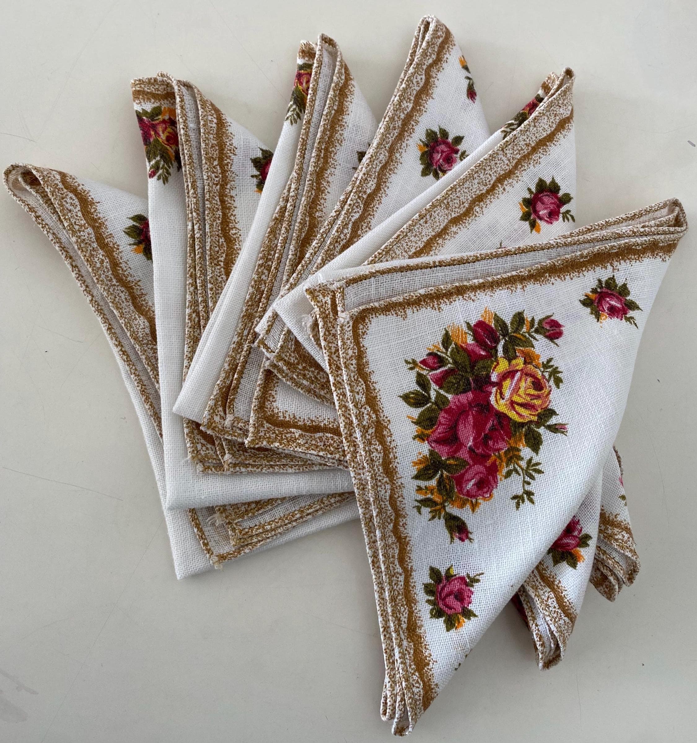Vintage - Royal Albert Old Country Roses Napkins - Etsy