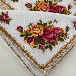 Vintage - Royal Albert Old Country Roses Napkins - Etsy