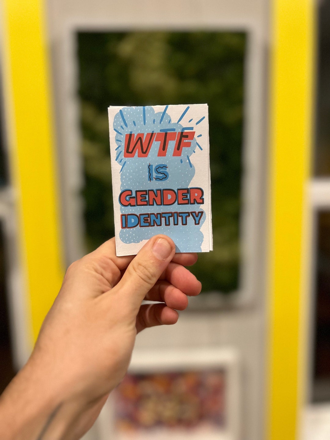 Illustrated Zine on Gender Identity - Etsy