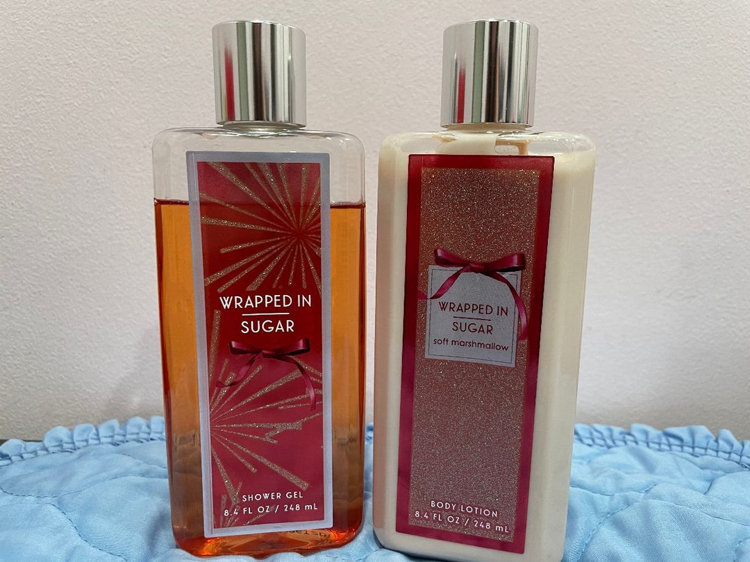 2 Wrapped in Sugar Body Lotion Shower Gel Bath Body Works 8.4 Oz Near ...